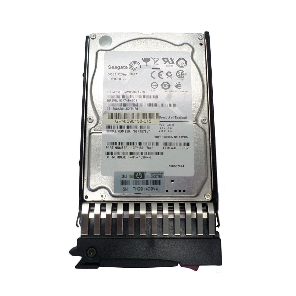 DYSK HP 500GB SATA 7.2K 3G 2,5 507749-001 DYSK HP 500GB SATA 7.2K 3G 2,5 507749-001