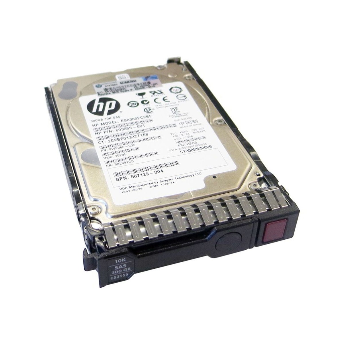 HP 300GB SAS EH0300FBQDD 15K 2,5 RAMKA 627114-002