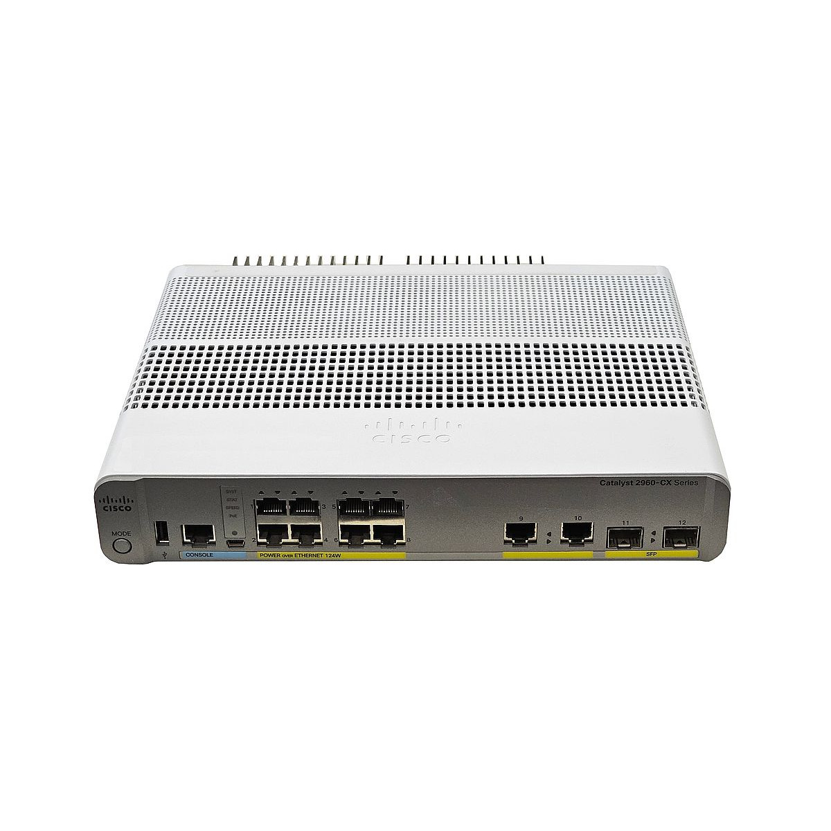 SWITCH CISCO WS-C2960CX-8PC-L 8x1GB PoE 2xSFP VLAN